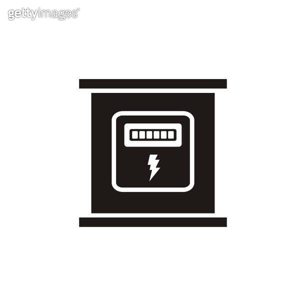 Power meter box simple icon 이미지 (1169662349) - 게티이미지뱅크