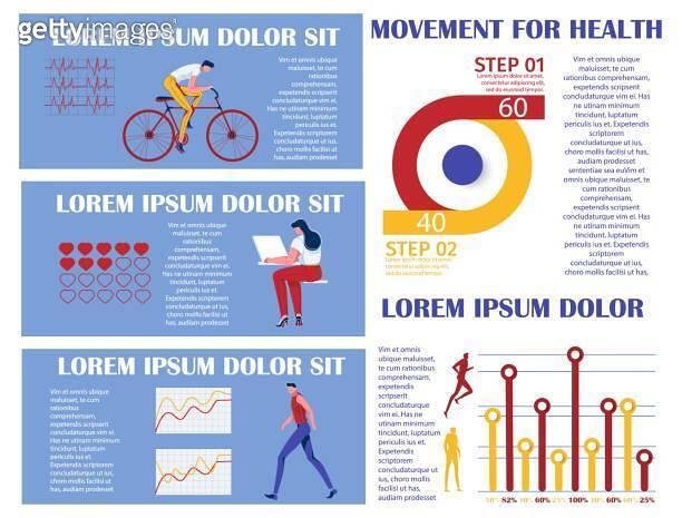 Movement for Health Active Lifestyle Infographics. 이미지 (1190278422 ...