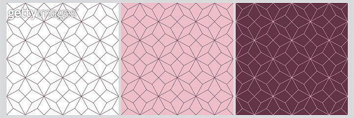 Pink and purple Seamless pattern abstract star christmas background ...