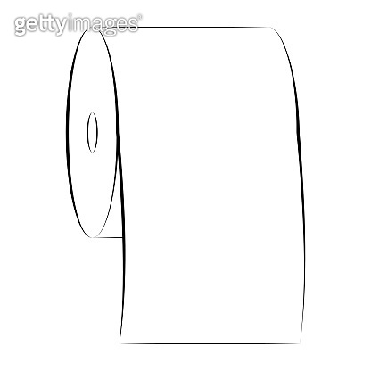 icon sign roll toilet paper vector symbol of purity paper towel ...