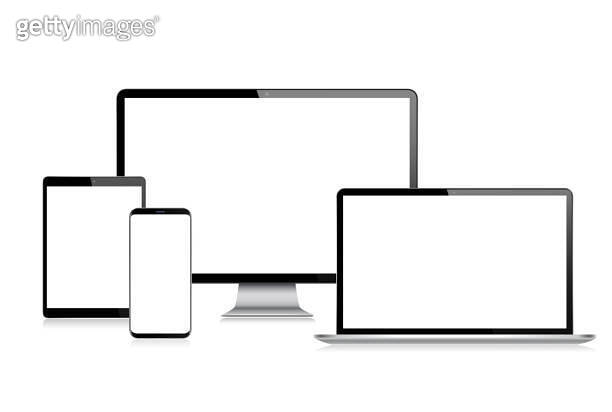 Digital Tablet, Smartphone, Mobile Phone, Computer monitor and Laptop ...