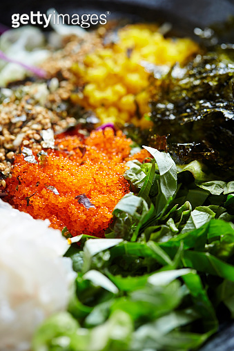 Korean fish roe rice bowl (1166355286) - 게티이미지뱅크