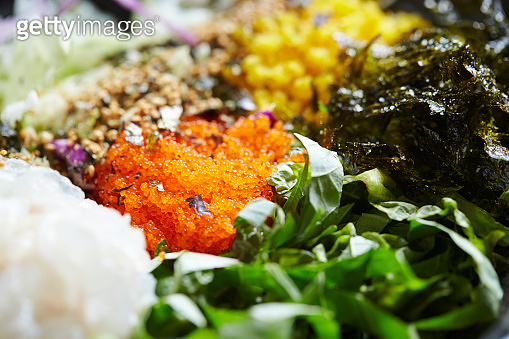 Korean fish roe rice bowl (1166355270) - 게티이미지뱅크