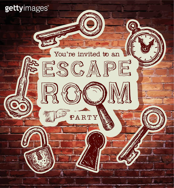 Escape Room Birthday Party Celebration invitation design template ...