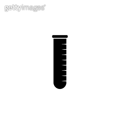 chemical measuring tube icon vector black and white (1195997735) 일러스트 ...