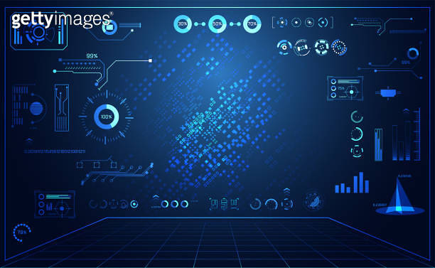 abstract technology ui futuristic concept hud interface hologram ...