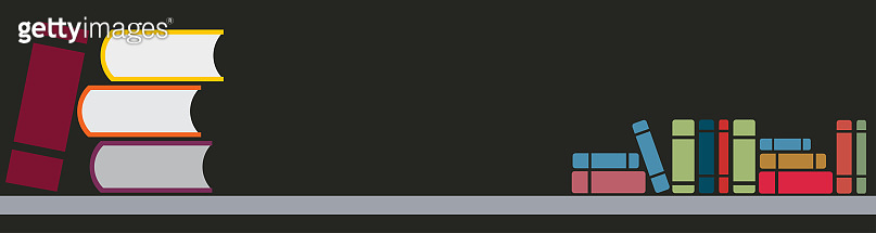 Vector abstract background book and bookstore. Header and banner 이미지 ...