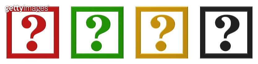 question mark icon set interrogation points punctuation marks 3d render ...