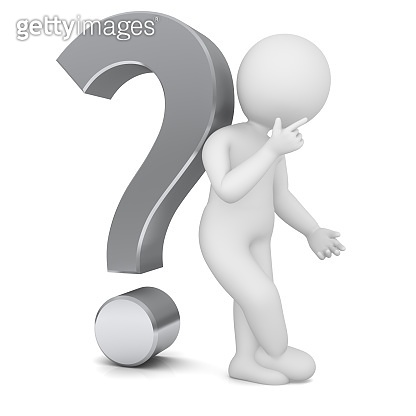 question mark silver gray interrogation pondering asking thinking stick ...