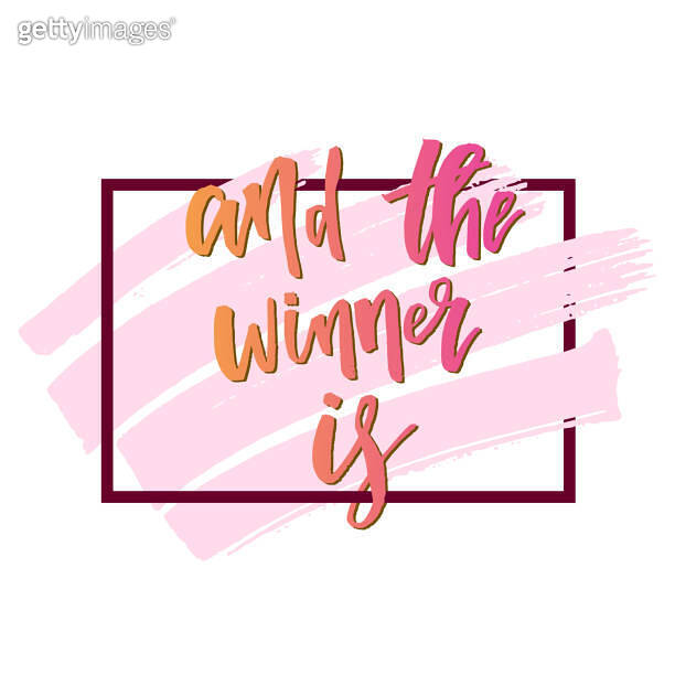 Giveaway, winner is, modern poster template design for social media ...