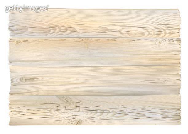 Wooden sign. Realistic highly detailed vector light white wooden ...