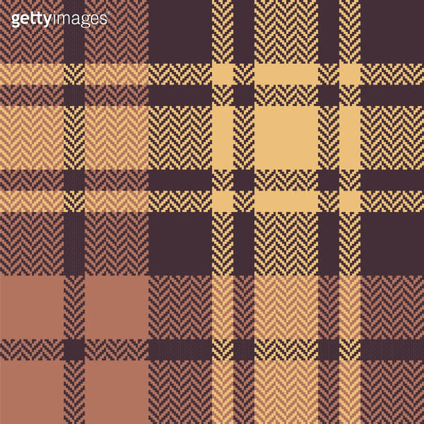 Autumn tartan plaid pattern. Seamless herringbone check plaid in maroon ...