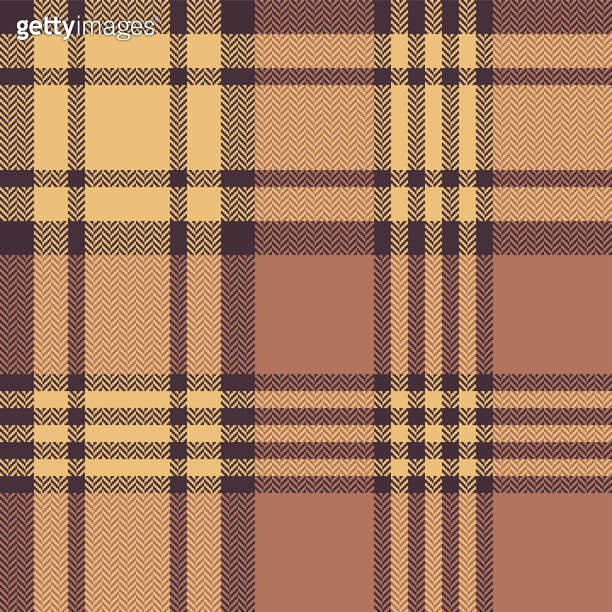 Autumn plaid seamless pattern. Herringbone tartan check plaid in maroon ...