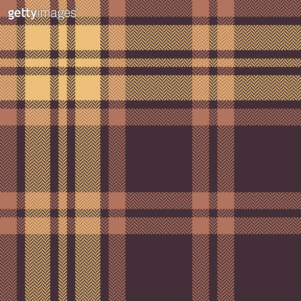 Autumn check plaid pattern. Seamless herringbone tartan plaid in maroon ...