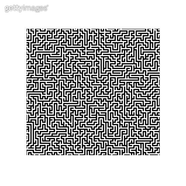 Isometric maze, labyrinth solution concept vector illustration. 이미지 (1165598918) - 게티이미지뱅크