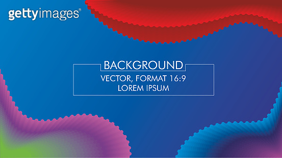 Vector illustration, abstract colorful background in 16x9 format. 이미지 ...