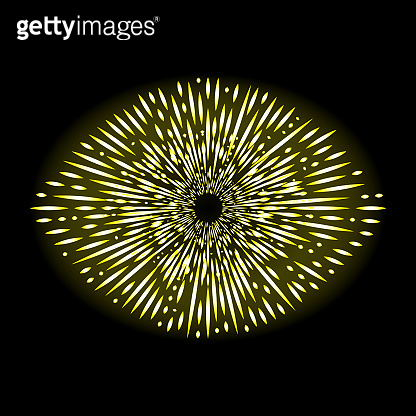 Golden halo in shape of an eye, angel and saints ring design element ...