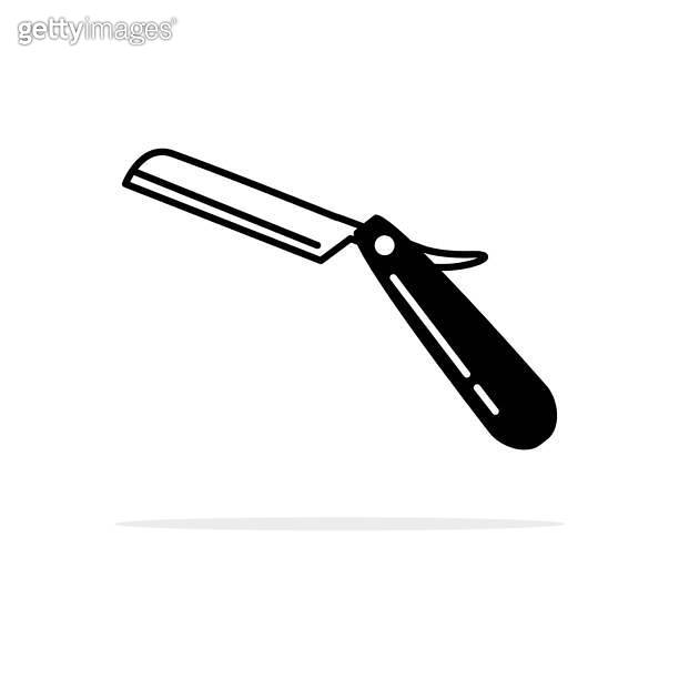 Razor blade icon. Vector concept illustration for design.Razor blade ...