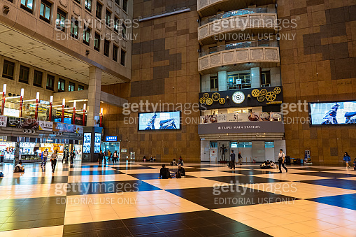 Interior of Taipei Main station building 이미지 (1190969793) - 게티이미지뱅크