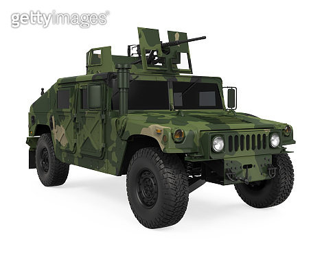 Humvee High Mobility Multipurpose Wheeled Vehicle Isolated (1182004889 ...