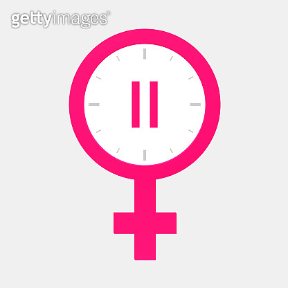 menstruation cycle symbol 이미지 (1094171042) - 게티이미지뱅크