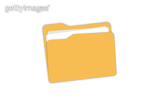 Folder Icon. Open folder with documents for your web site design, app ...