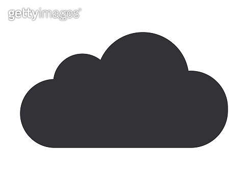 Clear cloud vector icon symbol weather or cloud web storage 이미지 ...