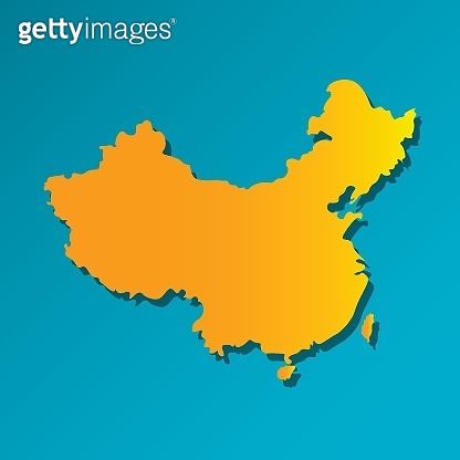Vector isolated simplified illustration icon with orange silhouette of ...