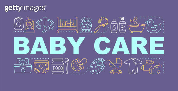 Baby care word concepts banner 이미지 (1193368863) - 게티이미지뱅크