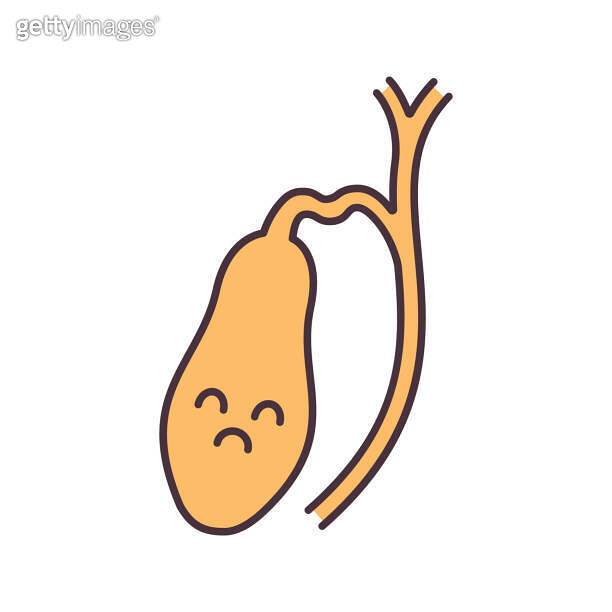 Sad gallbladder color icon (1176632003) 일러스트, 무료 일러스트, 아이콘, 무료 아이콘 - 게티 ...