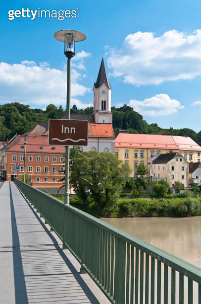 Passau / View to „River Inn“ and Innstadt - Germany 이미지 (1141208468 ...