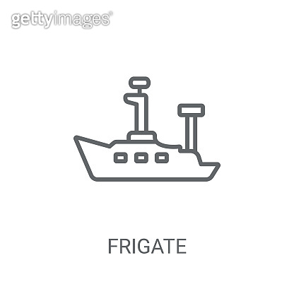 Frigate icon. Trendy Frigate logo concept on white background from ...