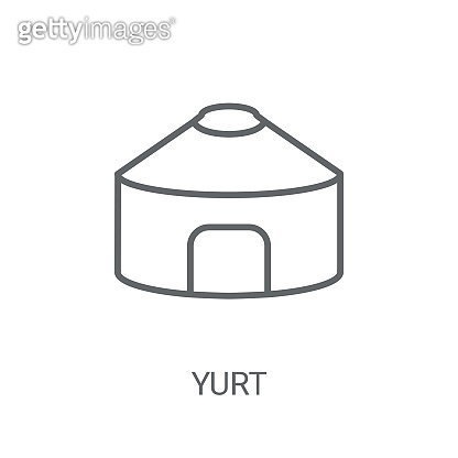Yurt icon. Trendy Yurt logo concept on white background from sauna ...