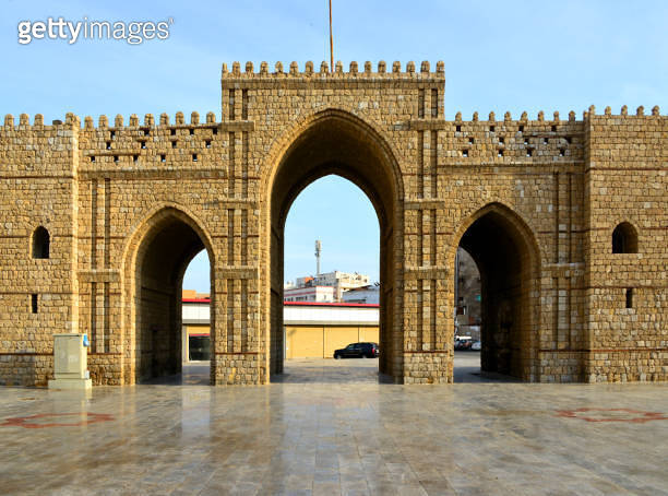 Mecca / Makkah gate in Jeddah Old City - Al Balad historic district ...