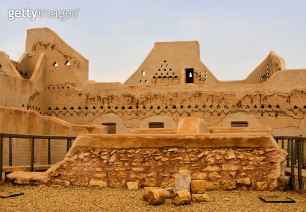 Ad Diriyah city walls - battlement in the ramparts , At-Turaif District ...