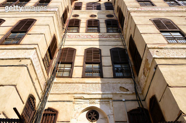 Nassif House, west facade on Bahrhat Ashur Street - Al Balad district ...