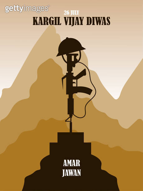 26 july kargil vijay diwas,kargil victory day illustration vector image 이미지 (1163359459) - 게티이미지뱅크