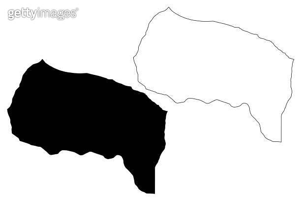 Sirte District (Districts of Libya, State of Libya, Tripolitania) map ...