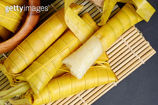 Suman sa Ibos, a traditional sticky rice cake from Philippines ...