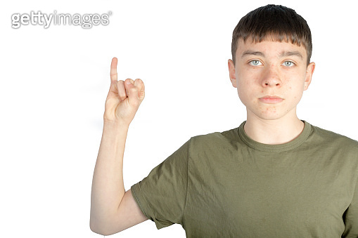 American Sign Language performed on one hand 이미지 (1133203684) - 게티이미지뱅크