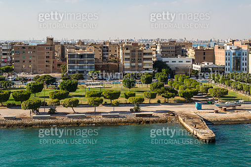 Architecture of the Port Tawfiq (Tawfik) in Suez, Egypt (1160910315 ...