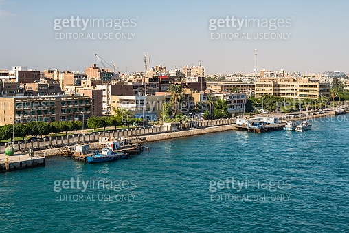 Architecture of the Port Tawfiq (Tawfik) in Suez, Egypt (1160910314 ...