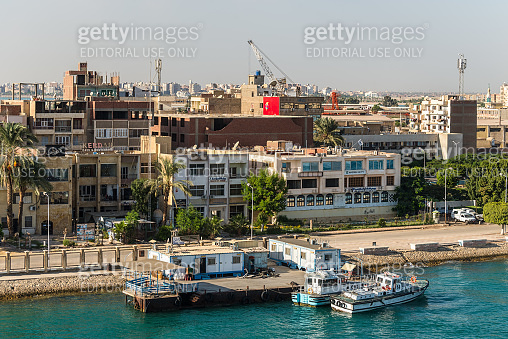 Architecture of the Port Tawfiq (Tawfik) in Suez, Egypt (1160910313 ...