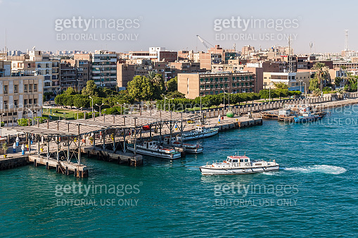 Architecture of the Port Tawfiq (Tawfik) in Suez, Egypt (1161322536 ...