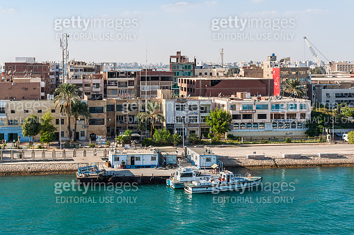 Architecture of the Port Tawfiq (Tawfik) in Suez, Egypt (1161322535 ...