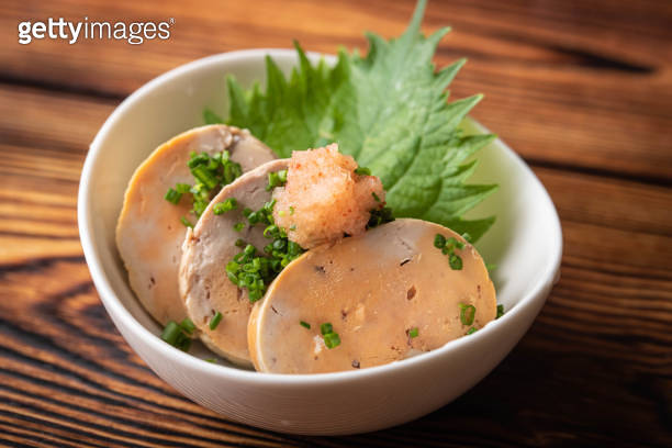 japanese Ankimo, monkfish liver with ponzu sauce (1169396554) - 게티이미지뱅크