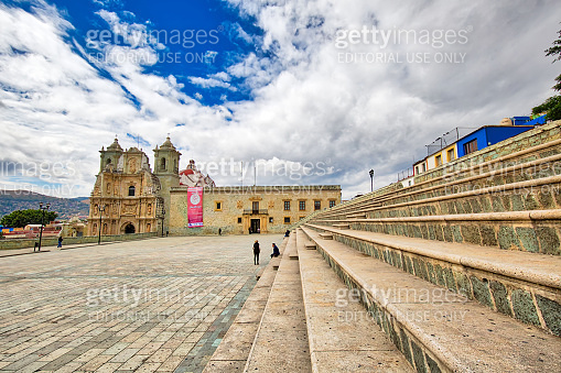 Oaxaca, Landmark Basilica Our Lady of Solitude in historic city center ...
