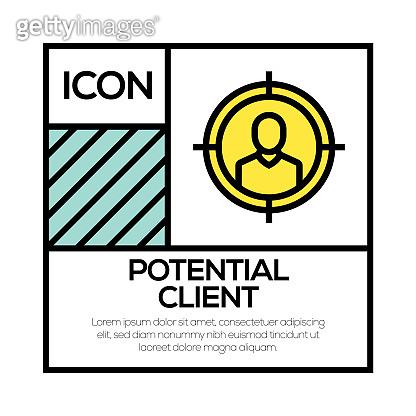 POTENTIAL CLIENT ICON CONCEPT 이미지 (1138141003) - 게티이미지뱅크