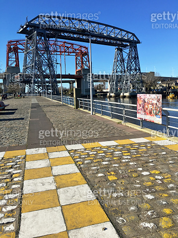 Old fashioned bridge in La Boca, Buenos Aires, Argentina (1162594995 ...