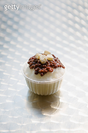 BingSu. adzuki-bean ice dessert. It''s adzuki-bean paste, milk, ice ...